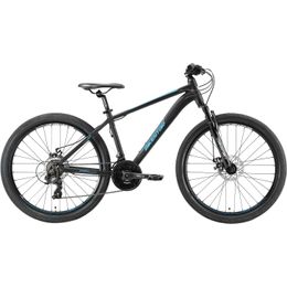 Bikestar Mountainbike, 41cm, 26 Zoll (66,04cm), schwarz, Fahrr&auml;der, f&uuml;r Damen und Herren, Kettenschaltung