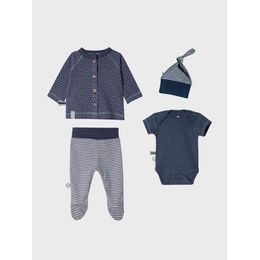 Organicera Romper/Bodysuit 'OrganicEra Organic Newborn Nursing Set,4 pcs Set' boy Blue size 50