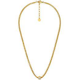 Bs Schmuckdesign Kette 'One Dot' Damen Gr&ouml;&szlig;e 45 / 50 cm gold