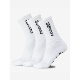 Qolonia Soccer Socks 'Fu&szlig;ballsocken' male White size 39-46