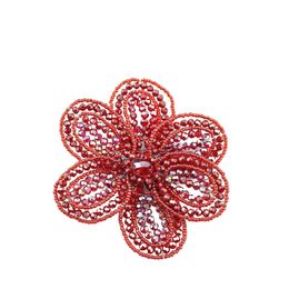 Collezione Alessandro Brooch 'Blume' female Red size One Size
