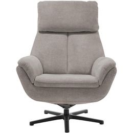 Relaxsessel DIE PLANBAR, B:79cm H:108cm T:89cm, grau, 100% recyceltes Polyester, Wohnzimmer, Sessel, "MP-RS20079", 360 drehbar, Wippfunktion