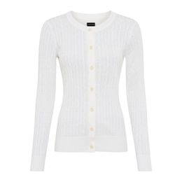 Laura Scott Knit Cardigan female White size 48/50