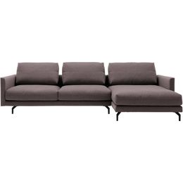 Ecksofa, B:280cm H:91cm T:172cm, lila, CREATION BY ROLF BENZ, Wohnzimmer, Sofas, "CR.414, Designecksofa, Polsterecke, L-Form", wahlweise aus feinstem