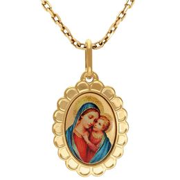 Lady Damen Kettenanh&auml;nger, Gelbgold 375, gold, Gelbgold 375, Schmuckanh&auml;nger