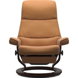 Relaxsessel stressless, B:91cm H:109cm T:82cmnew caramel batick, Leder BATICK: BATICK ist ein leicht korrigiertes, durchgef&auml;rbtes und genarbtes