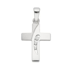 Adelia&acute;s ADELIA ́S Damen Kreuzanh&auml;nger "Damen & Herren 925 Silber Kreuz Anh&auml;nger mit Zirkonia", Silber 925 (Sterlingsilber), silber, Silber 925