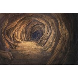 papermoon Fototapete "Steinh&ouml;hle", B/L: 3,5m x 2,6m, Bahnen: 7 Stk., bunt, Schlafzimmer, Tapeten