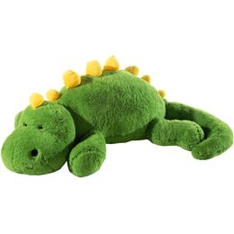 Heunec Kinder Kuscheltier "Dino XXL", gr&uuml;n, Polyester, L:150cm, Pl&uuml;schfiguren, liegend