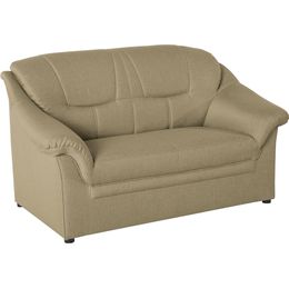 2-Sitzer DOMO collection, B:146cm H:84cm T:82cm, beige, Korpus/Basismaterial: 100% Polyester. Sitzfl&auml;che: 100% Polyester, Sofas, "Mezia kompakt f&uuml;r