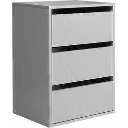 Schubladeneinsatz FORTE, B:51cm H:73cm T:40cm, grau, Holzwerkstoff, Schlafzimmer, Schubladeneins&auml;tze