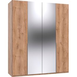 Kleiderschrank wimex, B:180cm H:208cm T:58cm, braun, Schlafzimmer, Schr&auml;nke, "New York"