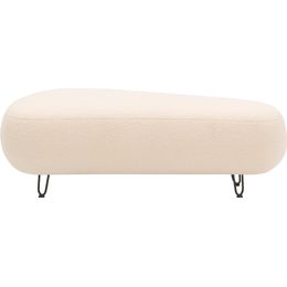 Hocker, B:143cm H:46cm T:80cm, beige, LOOKS by Wolfgang Joop, 100% Polyester, Wohnzimmer, Hocker, "Looks XVI"