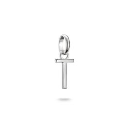 Thomas Sabo Damen Charm Buchstabe "Charm Alphabet/Buchstabe - Connect", T, silber, Silber 925 (recycelt), Charms