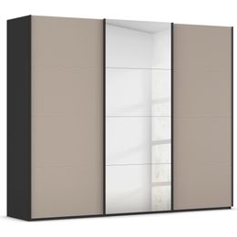 Schwebet&uuml;renschrank Rauch, B:271cm H:223cm T:68cm, beige, Holzwerkstoff, Schr&auml;nke, "Kleiderschrank Schrank Garderobe Schlafzimmerschrank SCALE-FYRA",