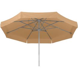 Marktschirm, beige, Schneider Schirme, Obermaterial: 100% Polyester, Standschirme, "Jumbo", &Oslash;xH: 300x275 cm, Aluminium/Polyester