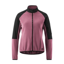 Gonso "Adventure Jersey Fleece W" Damen Fahrradtrikot langarm, weiches Fleece-Material, Full-Zip Trikot