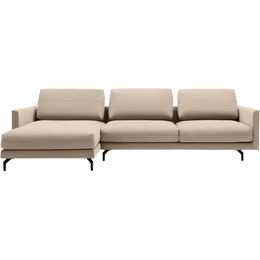 Ecksofa, B:300cm H:91cm T:172cm, beige, CREATION BY ROLF BENZ, Wohnzimmer, Sofas, "CR.414, Designecksofa, Polsterecke, L-Form", wahlweise aus