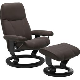 Relaxsessel stressless, B:85cm H:100cm T:77cm, braun, Leder BATICK: BATICK ist ein leicht korrigiertes, durchgef&auml;rbtes und genarbtes M&ouml;belleder, bei