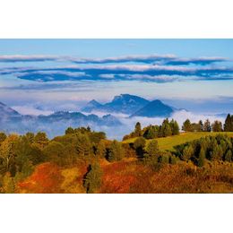 papermoon Fototapete "Landschaft", B/L: 5m x 2,8m, Bahnen: 10 Stk., bunt, Schlafzimmer, Tapeten