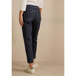Cecil Damen Slim-fit-Jeans, blau, Gr. 36, unifarben, Jeans, 75% Baumwolle, 23% Polyester, 2% Elasthan, Jeans, 5-Pocket-Style