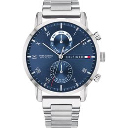 Tommy Hilfiger "KANE" Quarzuhr, Armbanduhr, Herrenuhr, Datum, analog, Edelstahlarmband
