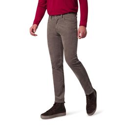 Herren Cordhose "RANDO", silber, Gr. 42, Pioneer Authentic Jeans, unifarben, Web, Obermaterial: 98% Baumwolle, 2% Elasthan, Hosen, im Five-Pocket