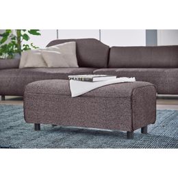 Hockerbank, B:100cm H:42cm T:51cm, lila, CREATION BY ROLF BENZ, Chenille COCO (72% Polyester 15% Baumwolle 13% Polyacryl), Hocker, "CR.480"