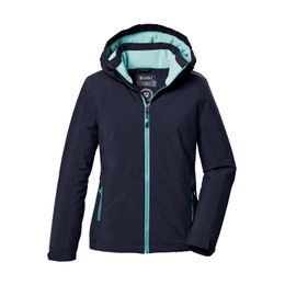 Killtec M&auml;dchen Funktionsjacke "KOW 352 GRLS JCKT", blau, Gr. 140, Oberstoff: 100% Polyester, Futter: 100% Polyester, Wattierung: 100% Polyester,