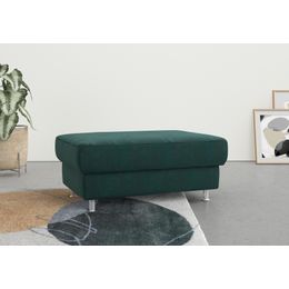 Sit & More Stauraumhocker SIT & MORE, B:104cm H:48cm T:71cm, gr&uuml;n, Webstoff (100% Polyester);Struktur weich ( 90% Polyester, 10% Polyamis, );Luxus-Microfaser