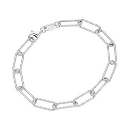 Damen Armband "Kordel-Optik, Silber 925", 19cm, Silber 925 (Sterlingsilber), silber, Giorgio Martello MILANO, Silber 925 (Sterlingsilber), Armb&auml;nder
