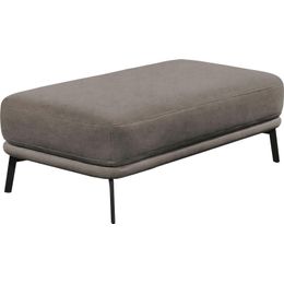 Sch&ouml;ner Wohnen Kollektion Hockerbank, B:120cm H:45cm T:70cm, grau, SCH&Ouml;NER WOHNEN-KOLLEKTION, 100% Polyester, Hocker, "Pearl - 5 Jahre Hersteller-Garantie, auch in Boucl&eacute;",