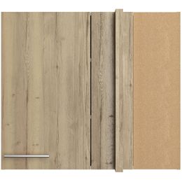 Eckh&auml;ngeschrank Optifit, B:85cm H:70,4cm T:34,9cm, braun, Holzwerkstoff, K&uuml;che, Schr&auml;nke, "Klara", Breite 80 x 45 cm