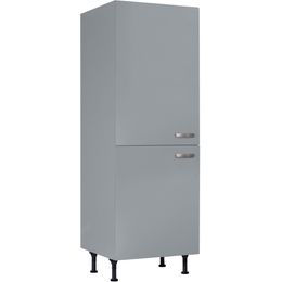 Seitenschrank KOCHSTATION, B:60cm H:176,6cm T:58,4cm, grau, K&uuml;che, Schr&auml;nke, "KS-Cara"