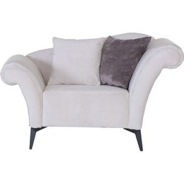 Sessel GUTMANN FACTORY, B:138cm H:83cm T:85cm, wei&szlig;, 100% Polyester, Sessel