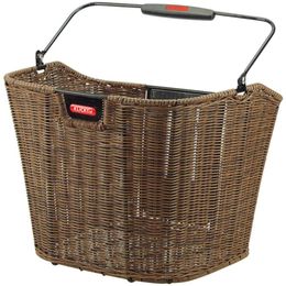 Klickfix Fahrradkorb "Vorderradkorb Structura", B/H/T: 34cm x 27cm x 25cm, braun, Taschen