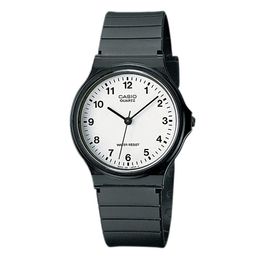Quarzuhr, schwarz, CASIO TIMELESS COLLECTION, Armbanduhren, Armbanduhr, Herrenuhr, Damenuhr, Jugendliche, Resinarmband