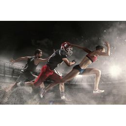 papermoon Fototapete "Sport", B/L: 4m x 2,6m, Bahnen: 8 Stk., bunt, Schlafzimmer, Tapeten