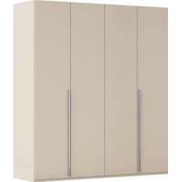 Dreht&uuml;renschrank Rauch, B:201cm H:223cm T:60cmbeige (champagner), griffe chrom, Holzwerkstoff, Schr&auml;nke, "Kleiderschrank Schrank Garderobe