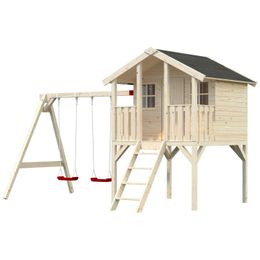 Palmako Kinder Spielhaus "Toby", beige, Holzwerkstoff, B:421cm T:284cm, Spielh&auml;user, mit Terrasse