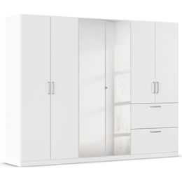 Dreht&uuml;renschrank Rauch, B:271cm H:210cm T:54cm, wei&szlig;, Holzwerkstoff, Schr&auml;nke, "Kleiderschrank Schrank Garderobe Schlafzimmerschrank PADUA", voll
