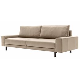 3-Sitzer, B:220cm H:85cm T:95cm, beige, CREATION BY ROLF BENZ, NaturLEDER OSKAR (echtes Rindsleder);Flachgewebe VICTORIA (41% Polyacryl 38% Polyester