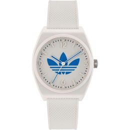 Damen Quarzuhr "PROJECT TWO", wei&szlig;, adidas originals, Armbanduhren, Armbanduhr, Damenuhr, Herrenuhr, unisex, analog