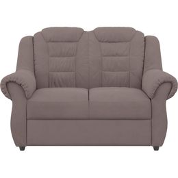 2-Sitzer Home Affaire, B:145cm H:102cm T:101cm, braun, 100% Polyester, Sofas, "Boston", Sofa mit hoher R&uuml;ckenlehne
