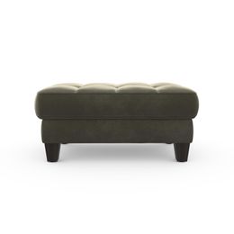Sit & More Stauraumhocker SIT & MORE, B:101cm H:47cm T:66cm, gr&uuml;n, 100% Polyester, Hocker, "Westham", wahlewise mit/ohne Federkern