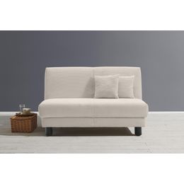 ell+ell Schlafsofa ELL + ELL, B:160cm H:85cm T:100cm, beige, 92% Polyester 8% Nylon, Jugendzimmer, Sofas, "Enny"