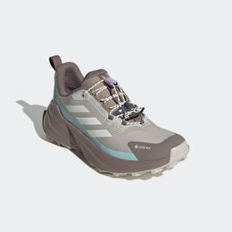 adidas terrex Damen Wanderschuh "TERREX TRAILMAKER 2 GORE-TEX SPEED LACE", Gr. 40wonder aluminium, sanftes wei&szlig;, semi flash aqua, Synthetik, Textil,