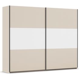 Schwebet&uuml;renschrank Rauch, B:261cm H:210cm T:59cm, beige, Holzwerkstoff, Schr&auml;nke, "Kleiderschrank Schrank Garderobe Garderobenschrank W&auml;scheschrank