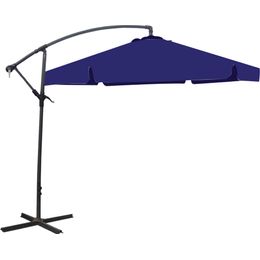 Ampelschirm Garden Pleasure, blau, Bezug: 100% Polyester, Standschirme, &Oslash; 300 cm, Bblau