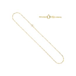 Jobo Damen Goldkette, Gelbgold 585, L: 45, gelb, Gelbgold 585, Halsketten, Singapurkette 585 Gold 45 cm 1,8 mm